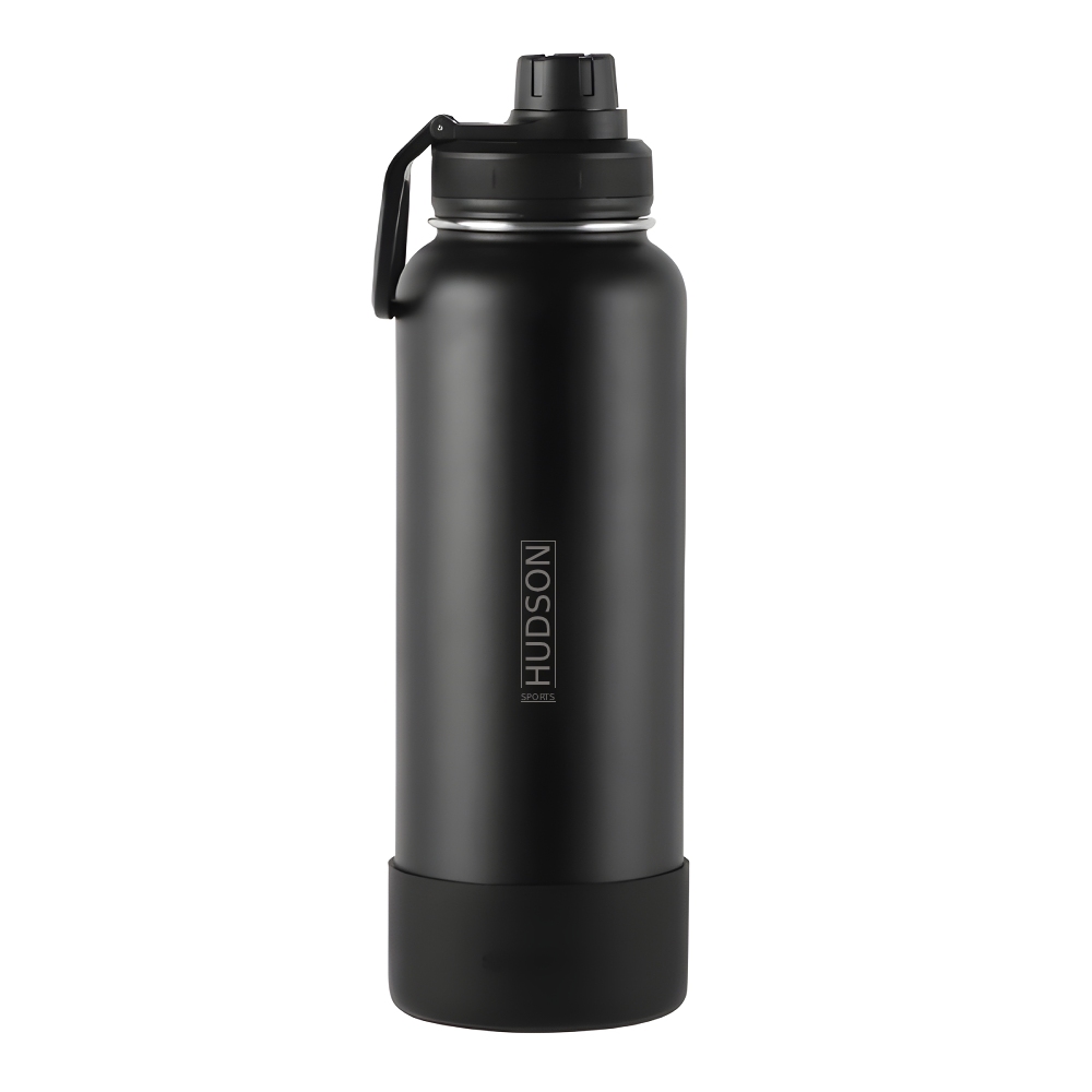 HUDSON BOTELLA DEPORTIVA 1200ML NEGRO CX6 – Bazar Total